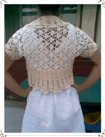 Bolero crosetat 1 - B - Articole crosetate pentru adulti partea a 51-a