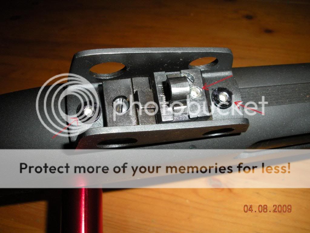 SS Screw kit for Interstate Arms 982 (IAC Hawk) ghost ring sights ...