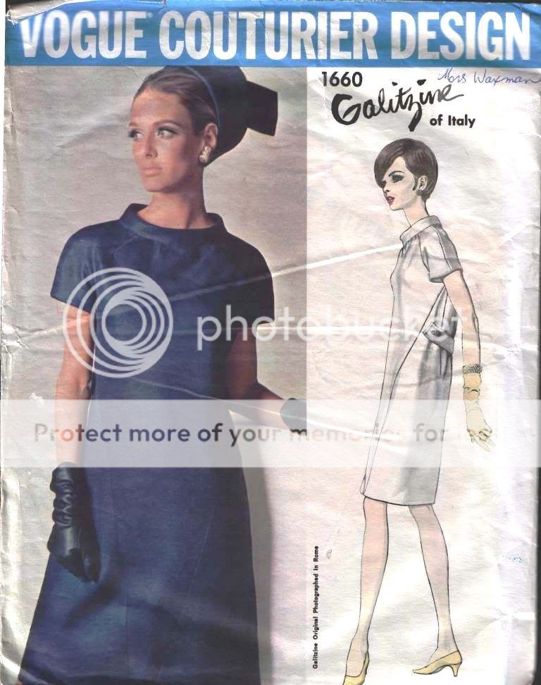 Vogue Patterns Galitzine of Italy Dress 1660 OOP \'60s Dress pattern ...